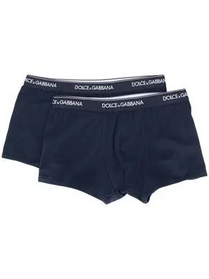 Dolce & Gabbana Logo Boxers Set - Navy