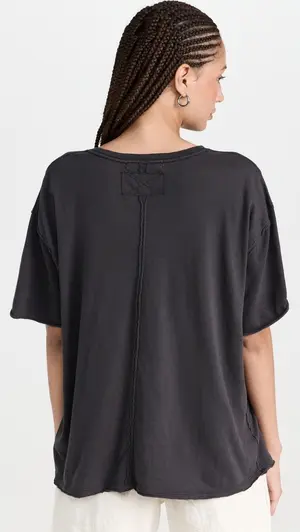Free People Nina Tee - Black