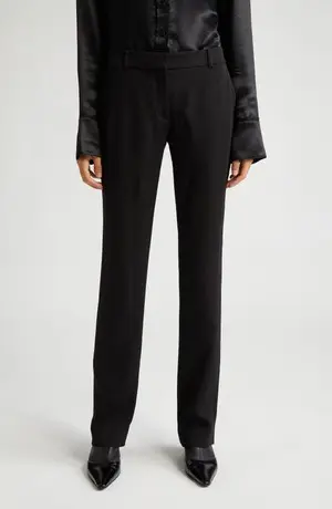 Acne Studios Pimmy Wool Blend Crepe Pants