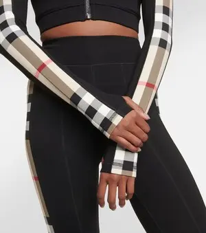 Burberry Check Technical Jersey Track Jacket