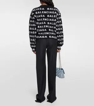 Balenciaga Logo Wool Sweater
