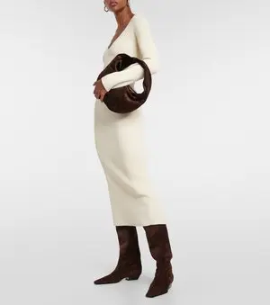 Khaite Suede Knee-high Boots - Brown