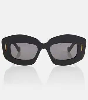 Loewe Screen Rectangular Sunglasses - Black