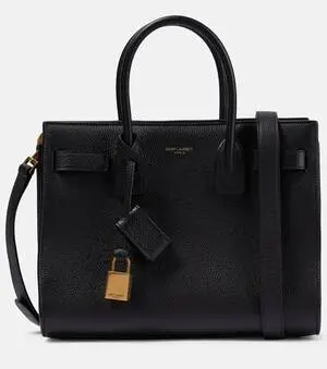 Saint Laurent Sac De Jour Silver Tone Totes For Women