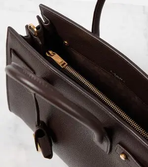 Saint Laurent Sac De Jour Baby Leather Tote Bag - Brown