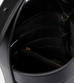 Alaïa Babel Small Leather Shoulder Bag - Black