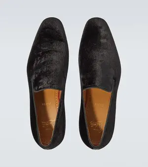 CHRISTIAN LOUBOUTIN Velvet Loafers