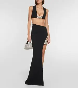 David Koma Embellished Bra Top
