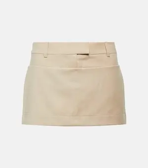 AYA MUSE Lacun Wool Miniskirt
