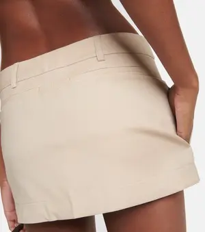 AYA MUSE Lacun Wool Miniskirt
