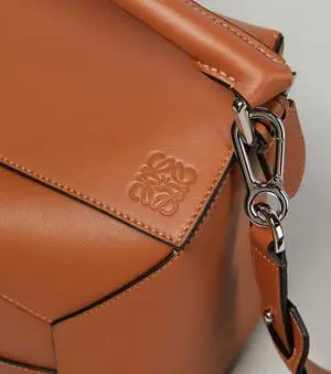 Loewe Puzzle Edge Leather Tote - Brown