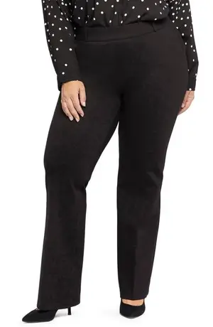 NYDJ Sculpt-her™ Pull-on Flare Ponte Pants - Black