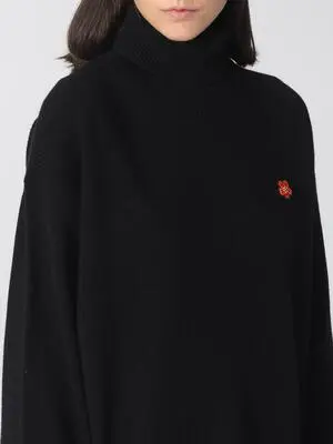 Kenzo Boke Flower Crest Sweater In Wool