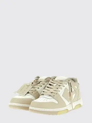 Off-White Lace-up Sneakers - Beige