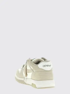 Off-White Lace-up Sneakers - Beige
