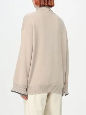 Brunello Cucinelli Cashmere Turtleneck Sweater - Beige