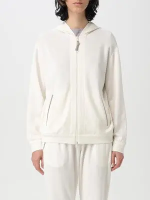 Brunello Cucinelli Zip Up Hoodie - Natural
