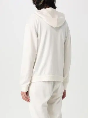 Brunello Cucinelli Zip Up Hoodie - Natural