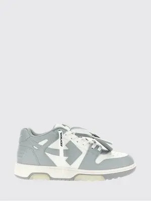 Off-White Leather And Suede Sneakers - Grey
