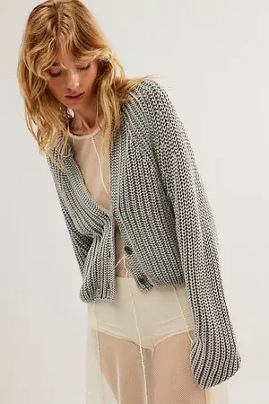 Free People Sweet Nothing Cardigan Grey