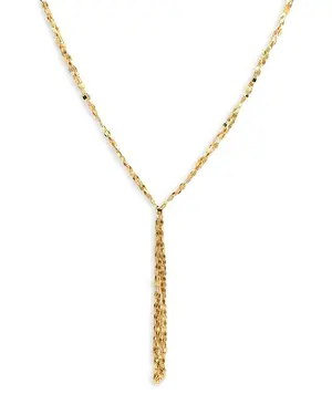 BLOOMINGDALE'S Bloomingdale's Fine Collection Own 14K Yellow Gold Grande Tassel Necklace