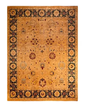 Bloomingdale'S Fine Vibrance M1406 Area Rug, 8'10 X 11'9 - Orange
