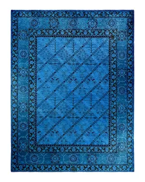 Bloomingdale'S Fine Vibrance M1297 Area Rug, 9'1 X 11'10 - Blue