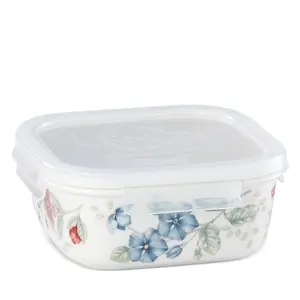 LENOX Butterfly Meadow Square Food Storage Container - White