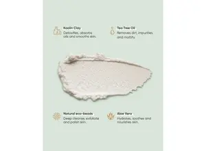 BUTTAH SKIN Tea Tree & Aloe Exfoliating Scrub 3.4 Oz - No Color