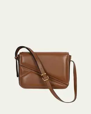 WANDLER Wandler Oscar Trunk Leather Crossbody Bag - Moth Eclipse