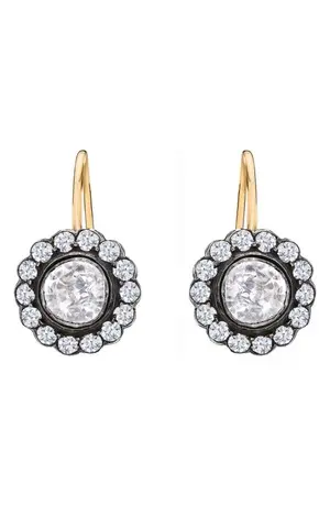 MINDI MOND Reconceived Rose Cut Diamond Drop Earrings