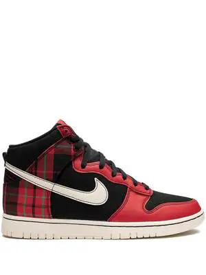 Nike Dunk High Plaid Sneakers