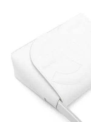 Dolce & Gabbana Logo-embossed Shoulder Bag - White