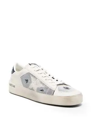 GOLDEN GOOSE Stardan Leather Low-top Sneakers - White