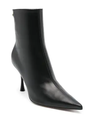 GIANVITO ROSSI 85mm Pointy-toe Leather Boots