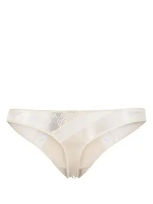 Calvin Klein Panelled-design Elasticated-waist Thong