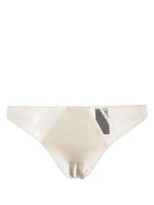 Calvin Klein Panelled-design Elasticated-waist Thong