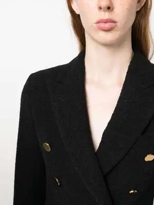 Tagliatore Double-breasted Fleece Blazer