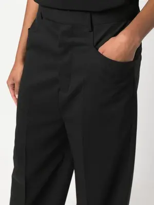 Rick Owens Straight-leg Wool Tailored Trousers
