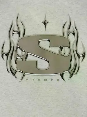 STAMPD Chrome Flame Crew-neck Sweatshirt