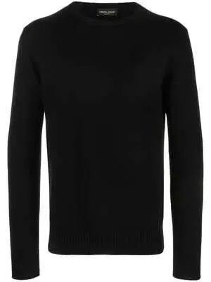ROBERTO COLLINA Crew-neck Jumper - Black