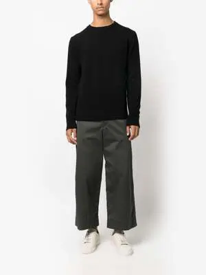 ROBERTO COLLINA Crew-neck Jumper - Black