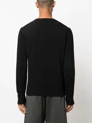 ROBERTO COLLINA Crew-neck Jumper - Black