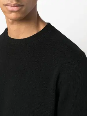 ROBERTO COLLINA Crew-neck Jumper - Black