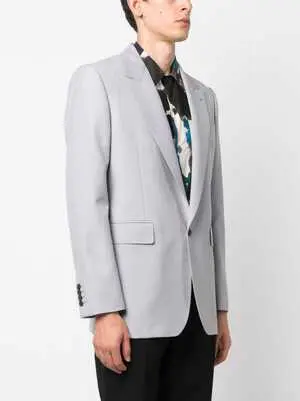 Alexander McQueen Peak-lapels Single-breasted Blazer