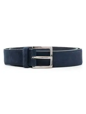 ORTIGNI Buckle-fastening Suede Belt - Blue