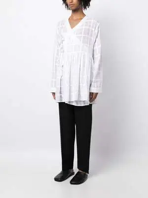 BODE Off-centre Cotton Shirt