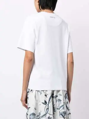 Erdem Graphic-print Cotton T-shirt