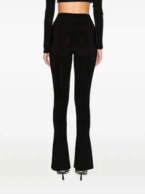 Norma Kamali Spat High-waisted Flared Leggings - Black