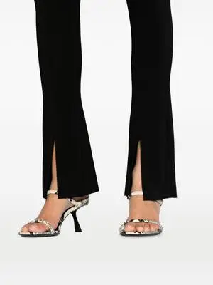 Norma Kamali Spat High-waisted Flared Leggings - Black